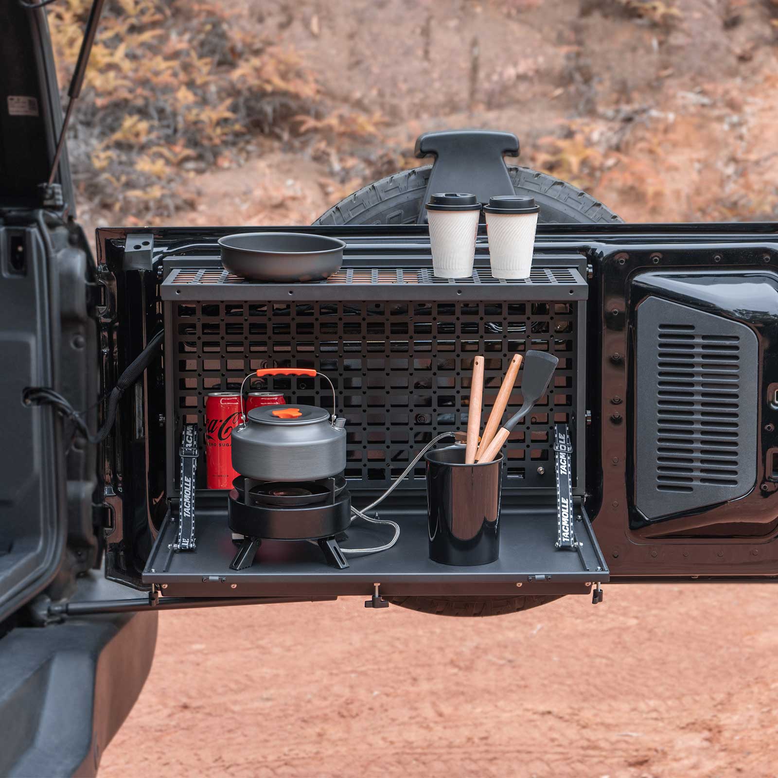 TACMOLLE Tailgate Storage Box for Ford Bronco 2021-2024