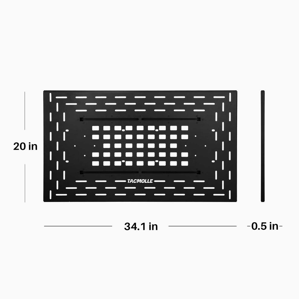 TACMOLLE Universal Roof Rack Cargo Carrier, Integration MOLLE Panel