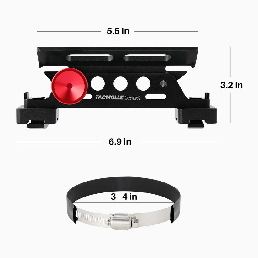 TACMOLLE Fire Extinguisher Mount for Tactical Rigid MOLLE Panel