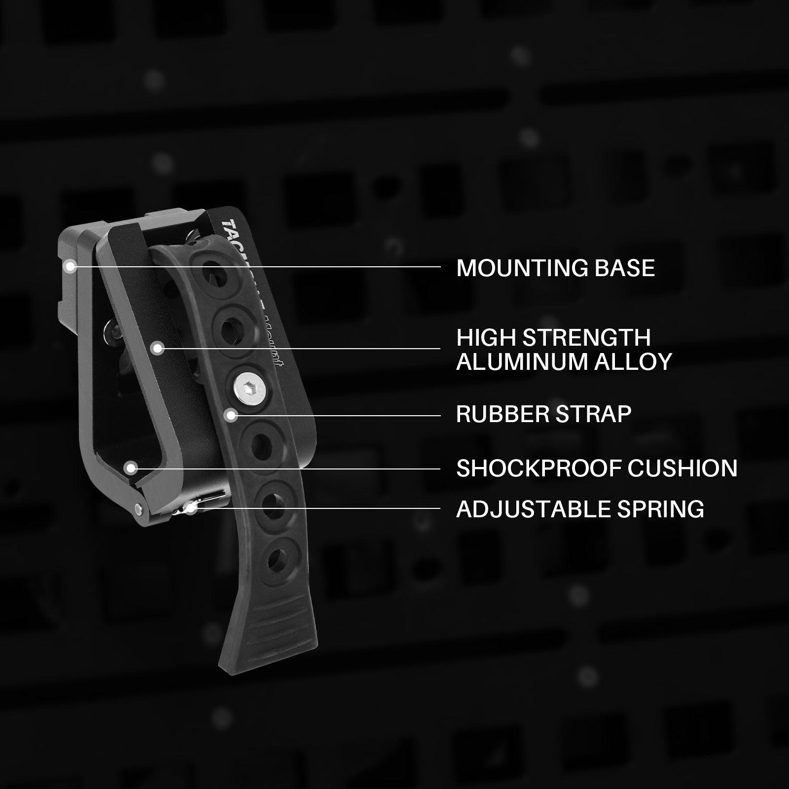 TACMOLLE Gun Rack for Tactical Rigid MOLLE Panel, 2-Pack