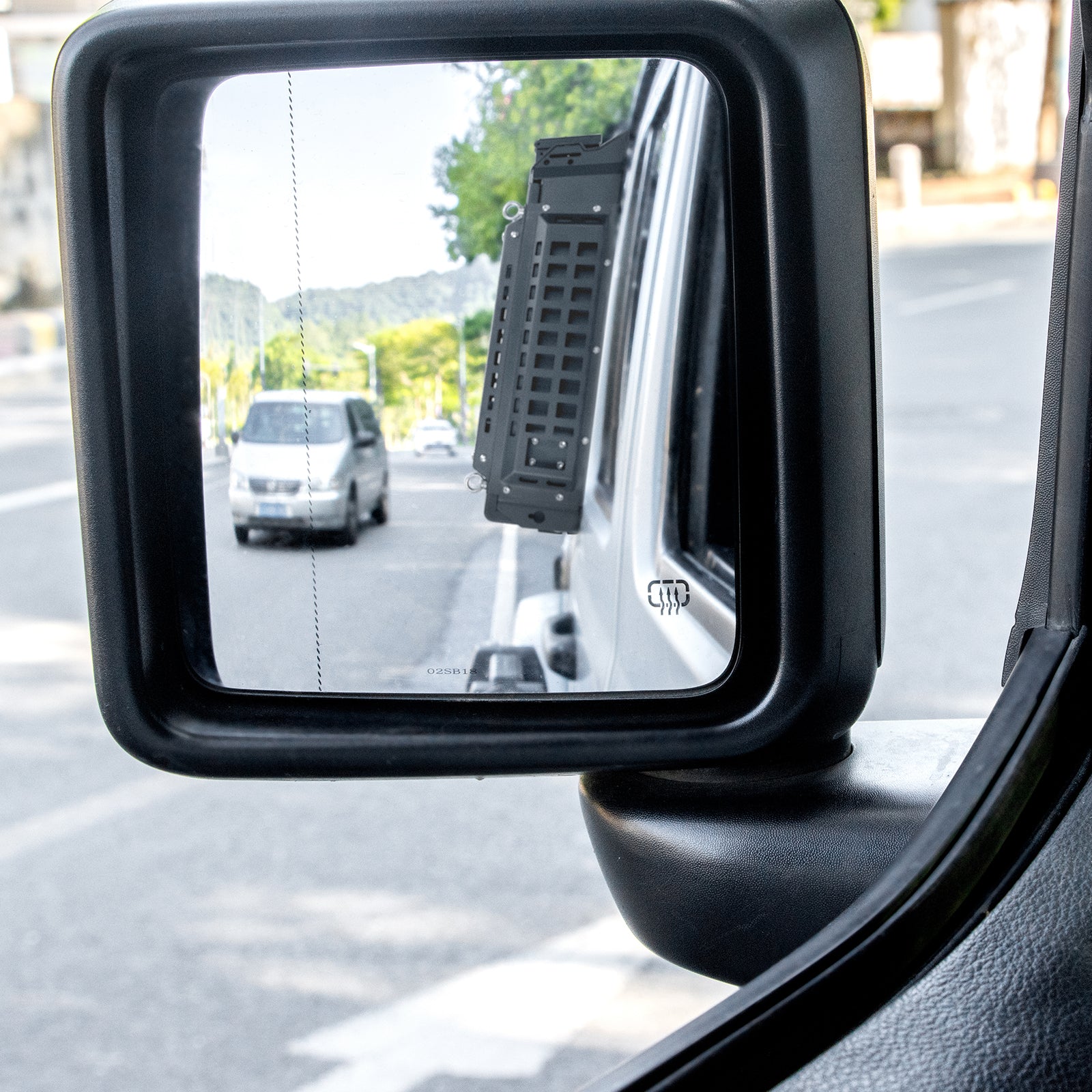 TACMOLLE Rear Side Window Storage Box for Jeep Wrangler JL 2018-2024