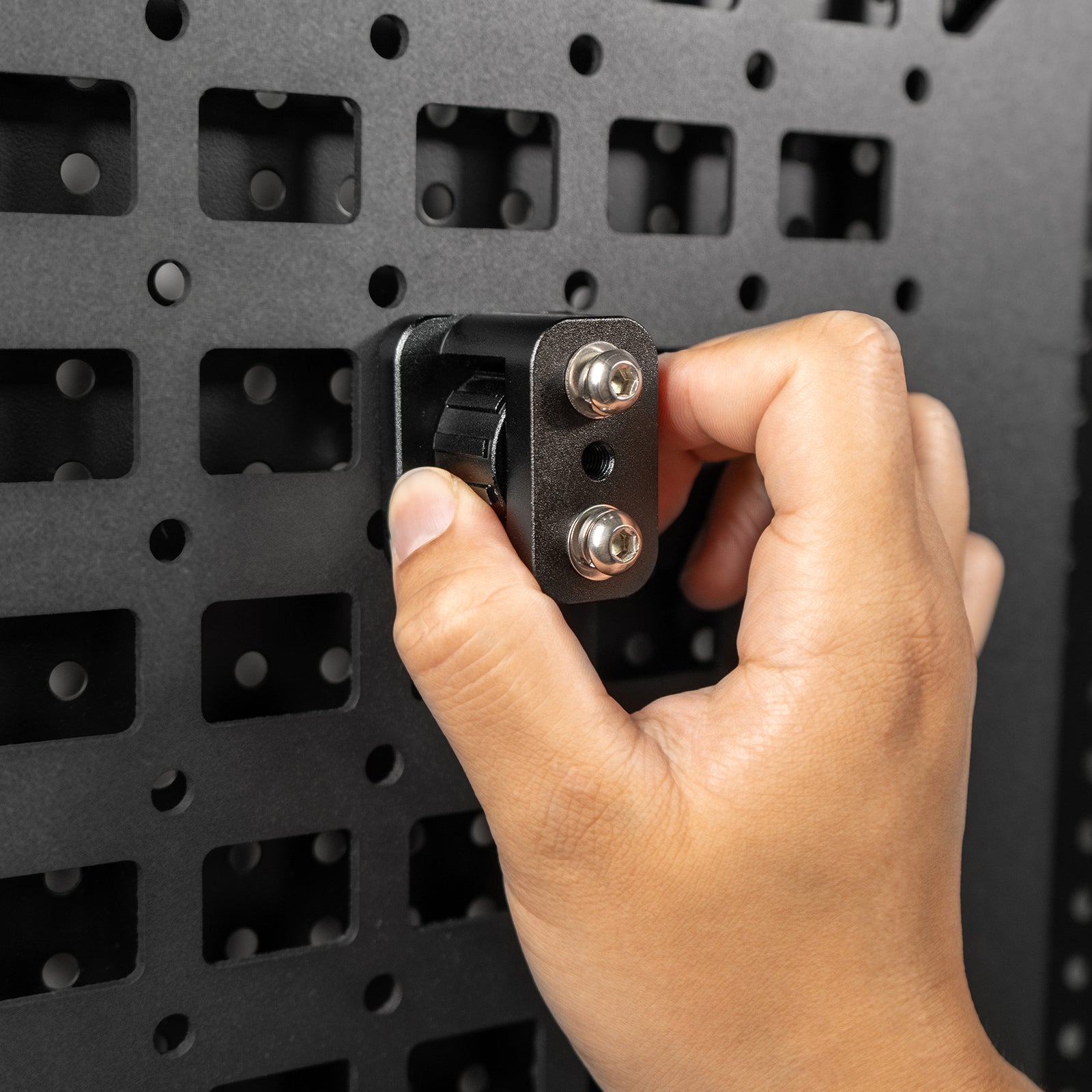 TACMOLLE Mounting Bracket Base for MOLLE Panel, 2-Pack