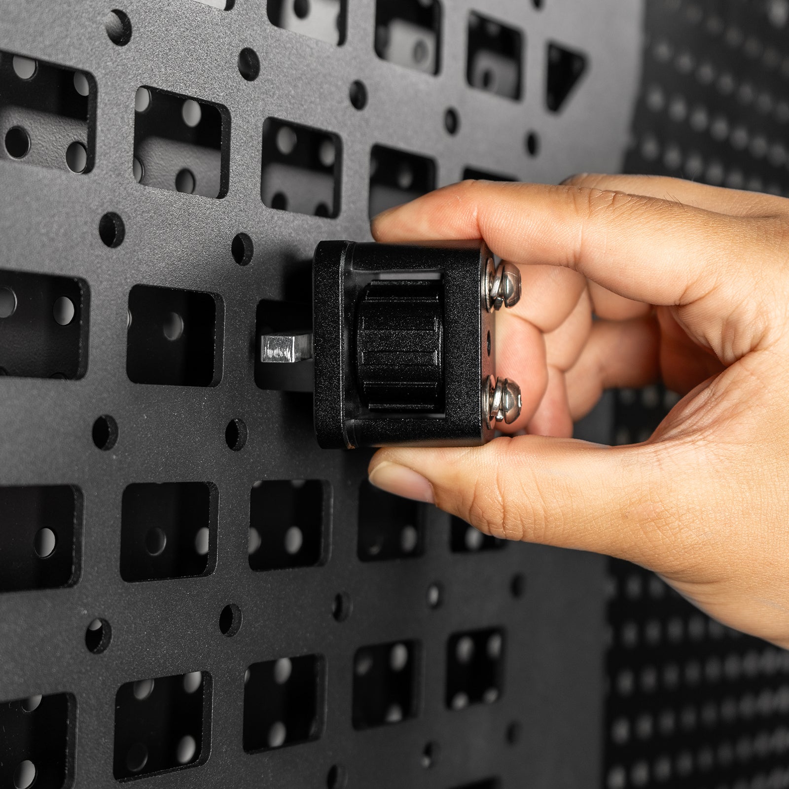 TACMOLLE Mounting Bracket Base for MOLLE Panel, 2-Pack