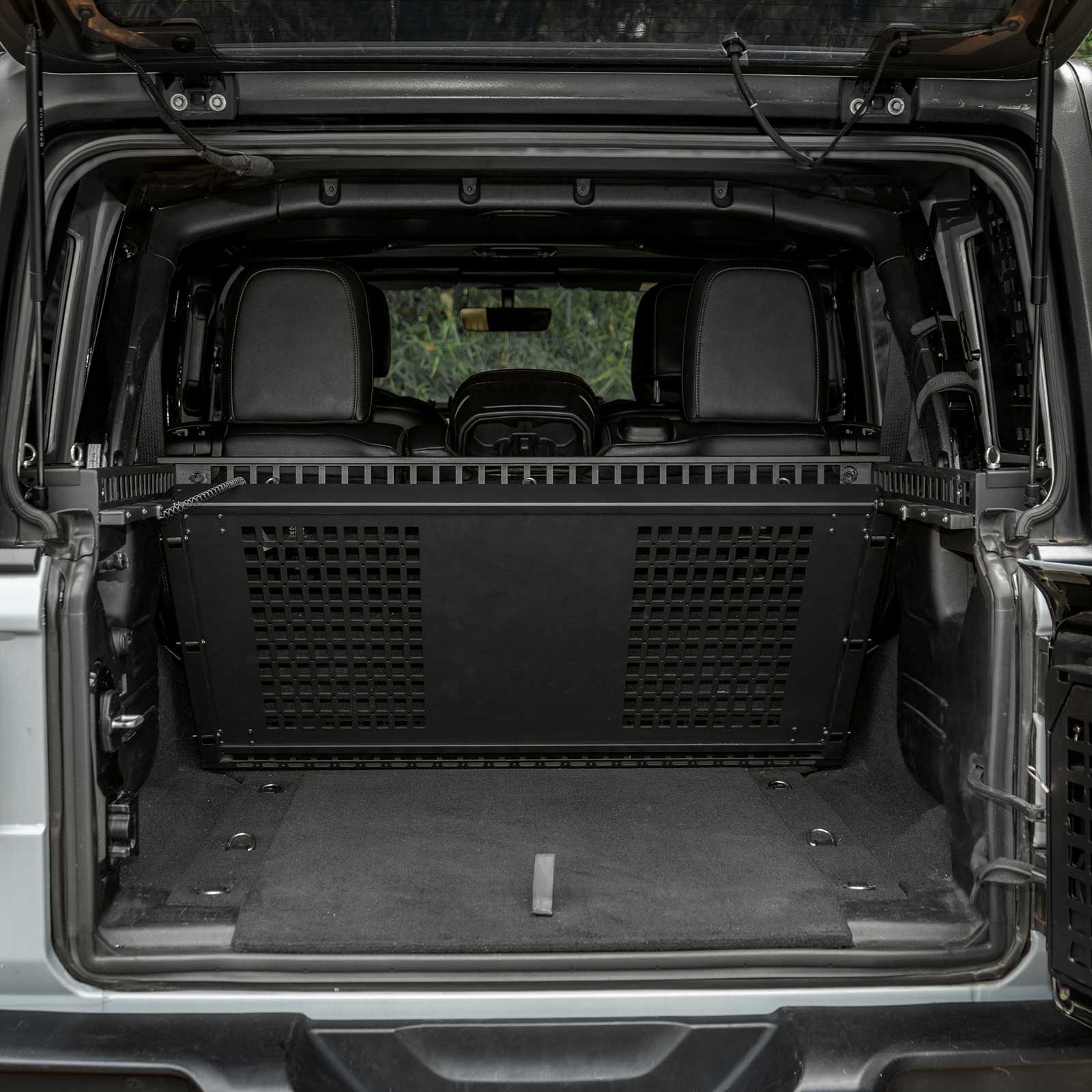TACMOLLE Rear Trunk Cargo Rack with MOLLE Panels for Jeep Wrangler JLU ...