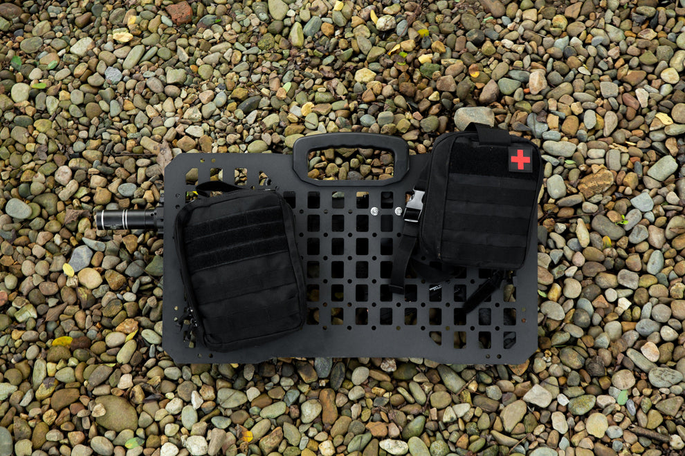 TACMOLLE Portable Tactical MOLLE Panel, Seat Back Organizer for Car