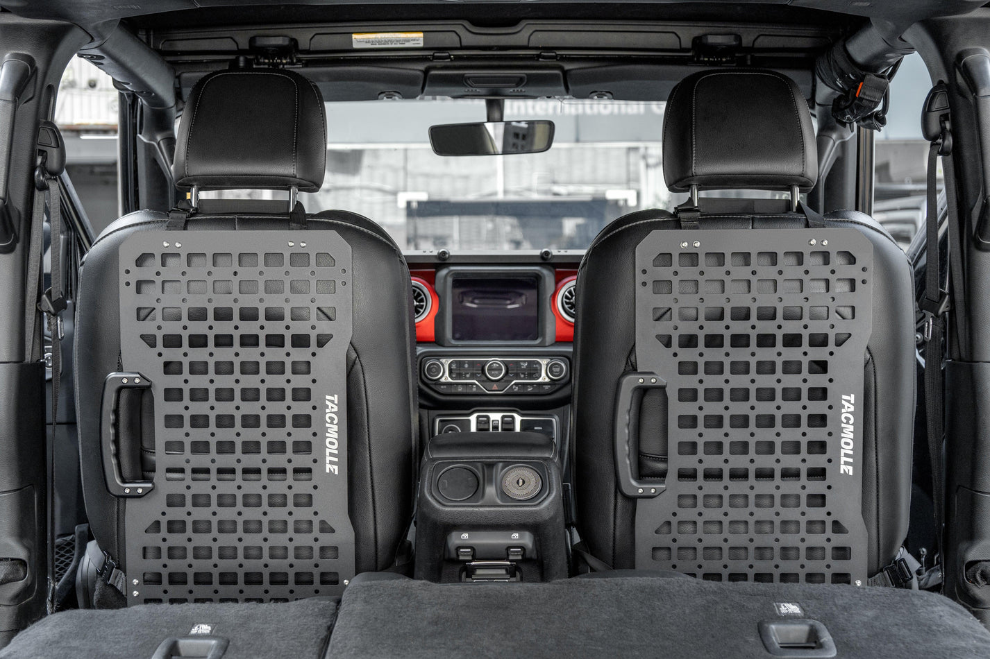 TACMOLLE Portable Tactical MOLLE Panel, Seat Back Organizer for Car
